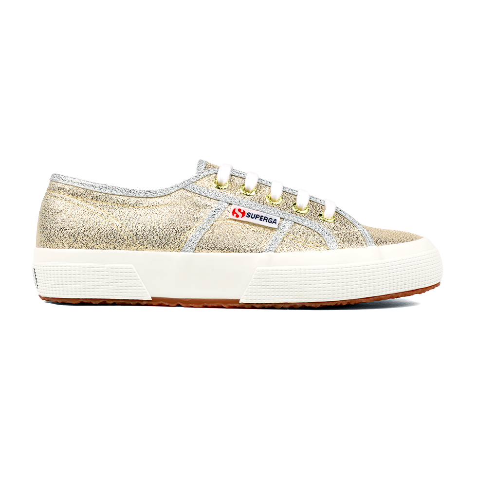 Superga 2750 Lamé Gold Grey Silver Lining – Superga Malaysia
